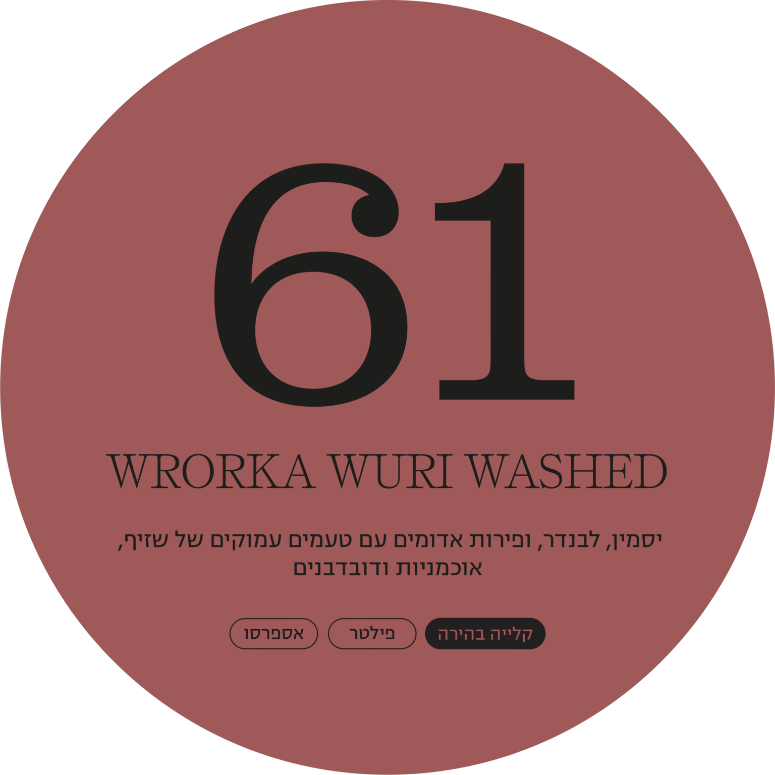 Worka Wuri Washed | Ethiopia - Nahat Coffee